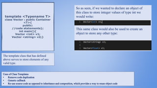Introduction to C++, Standard Library, Class Template vector.pptx