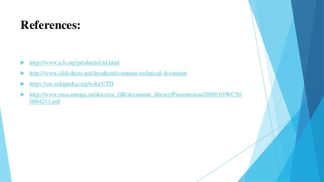 Introduction to ctd (common technical document) Introduction to ctd (common technical document)