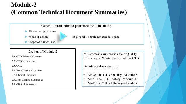 Introduction to ctd (common technical document) Introduction to ctd (common technical document)