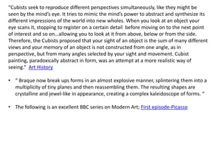 Introduction to cubism | PPTX