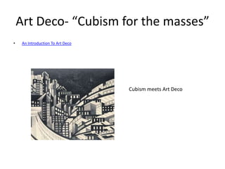 Introduction to cubism | PPTX