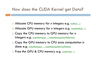 Introduction to CUDA | PDF