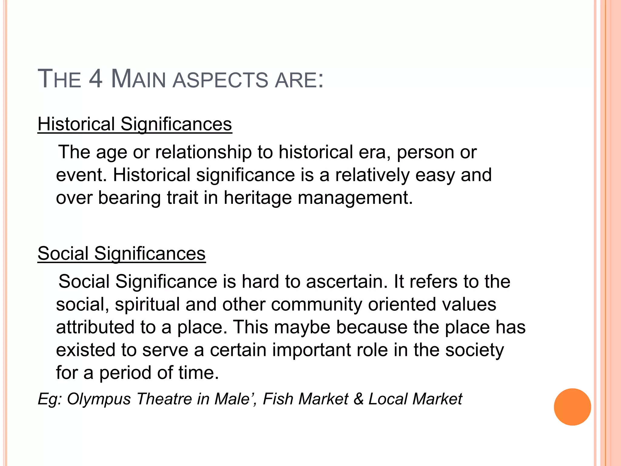 Introduction to Cultural Heritage | PPTX