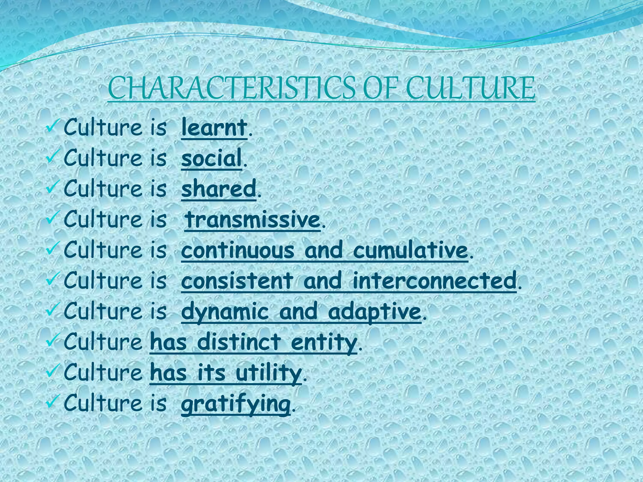 Introduction to culture | PPT