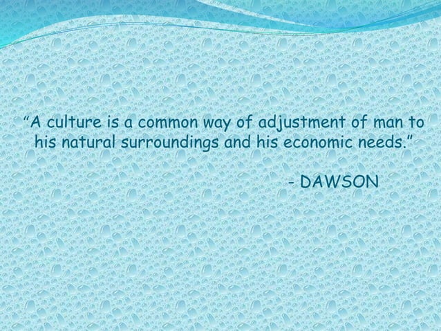 Introduction to culture | PPTX