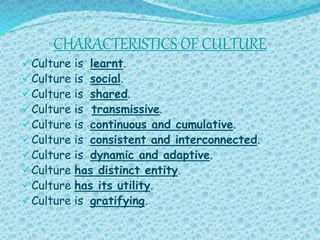 Introduction to culture | PPTX