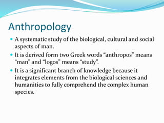 Introduction to culture, society, and politics | PPTX