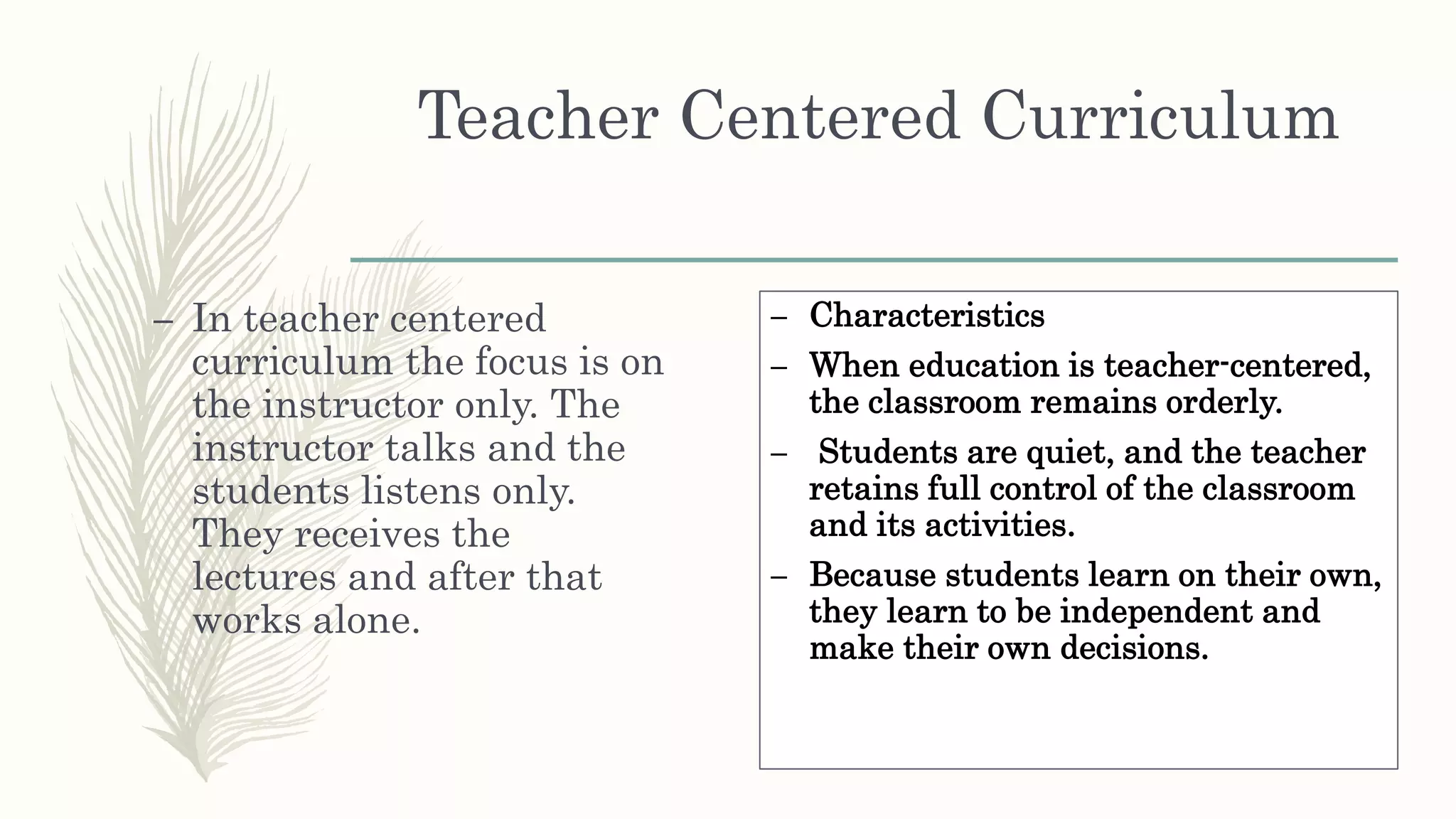 Introduction to curriculum | PPTX
