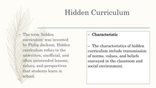Introduction to curriculum | PPTX