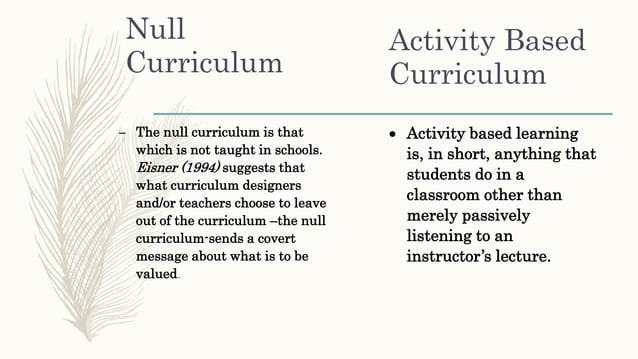 Introduction to curriculum | PPTX