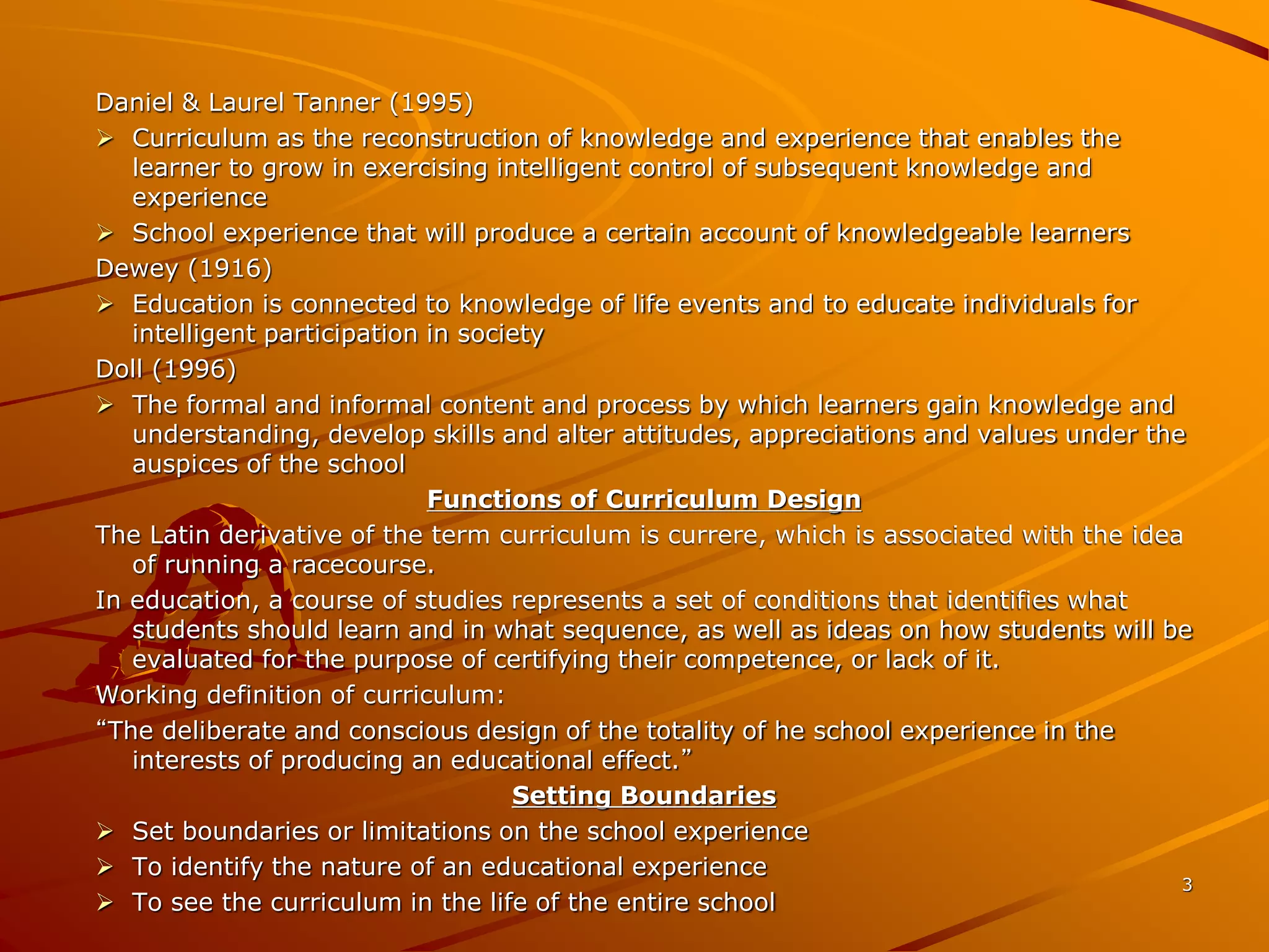 Introduction to Curriculum Design | PPT