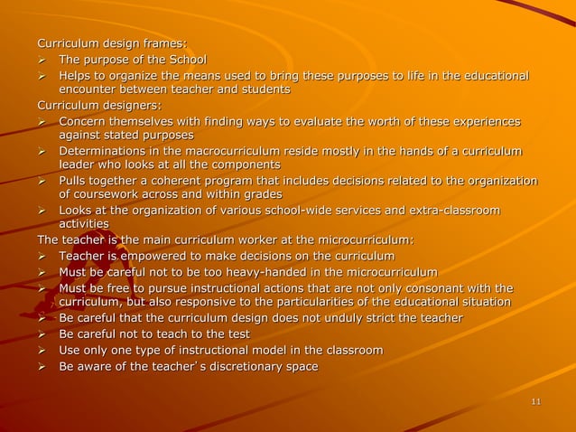 Introduction to Curriculum Design | PPT | Educational Assessment ...