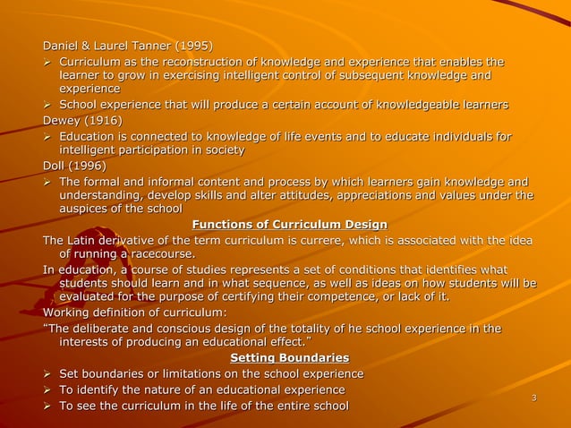 Introduction to Curriculum Design | PPT | Educational Assessment ...