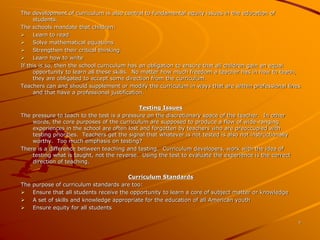 Introduction to Curriculum Design | PPT