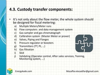 Introduction to Fiscal Metering (Custody Transfer) | PPTX