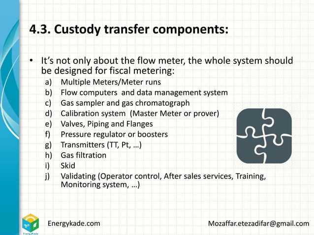 Introduction to Fiscal Metering (Custody Transfer) | PPTX | Business Accounting & Finance | Business