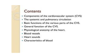Introduction to CVS and Physiology of Heart‌.pptx