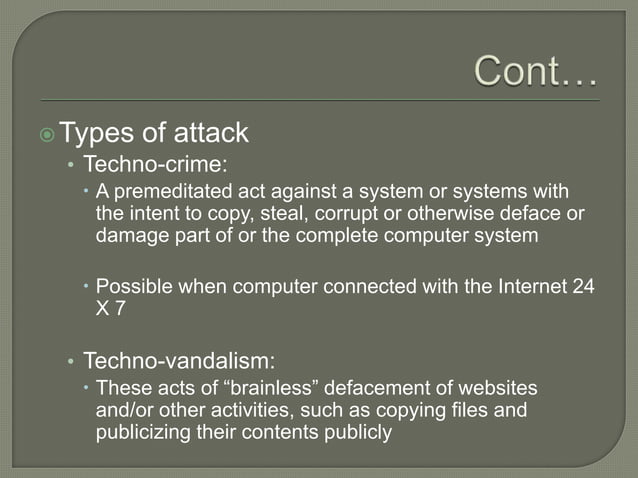 Introduction to cybercrime | PPTX