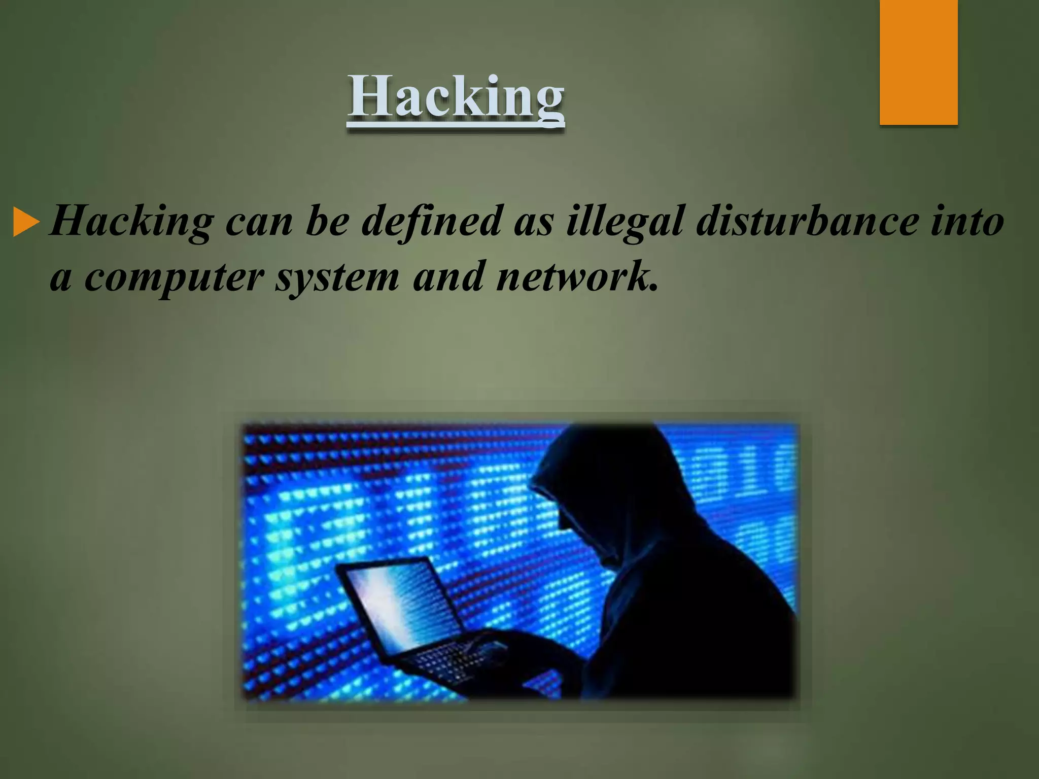 Introduction to cyber crime & law | PPTX