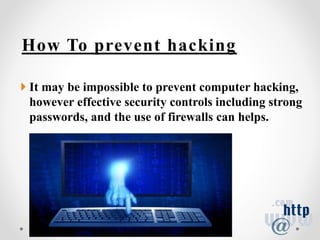 Introduction to cyber security | PPTX