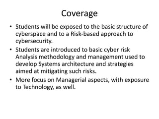 Introduction to cyber security | PPTX