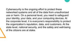 Introduction to cyber security | PPTX