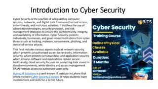 Introduction to Cyber Security.pdf file. | PPT