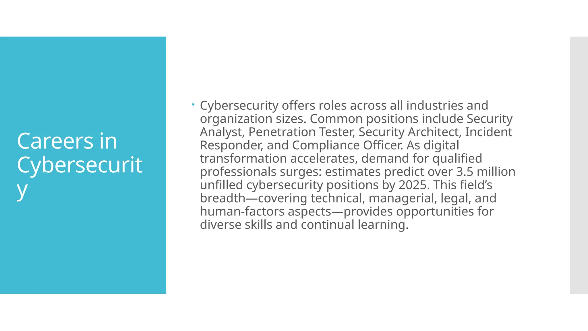 Introduction to Cyber Security, understanding concepts | PPTX