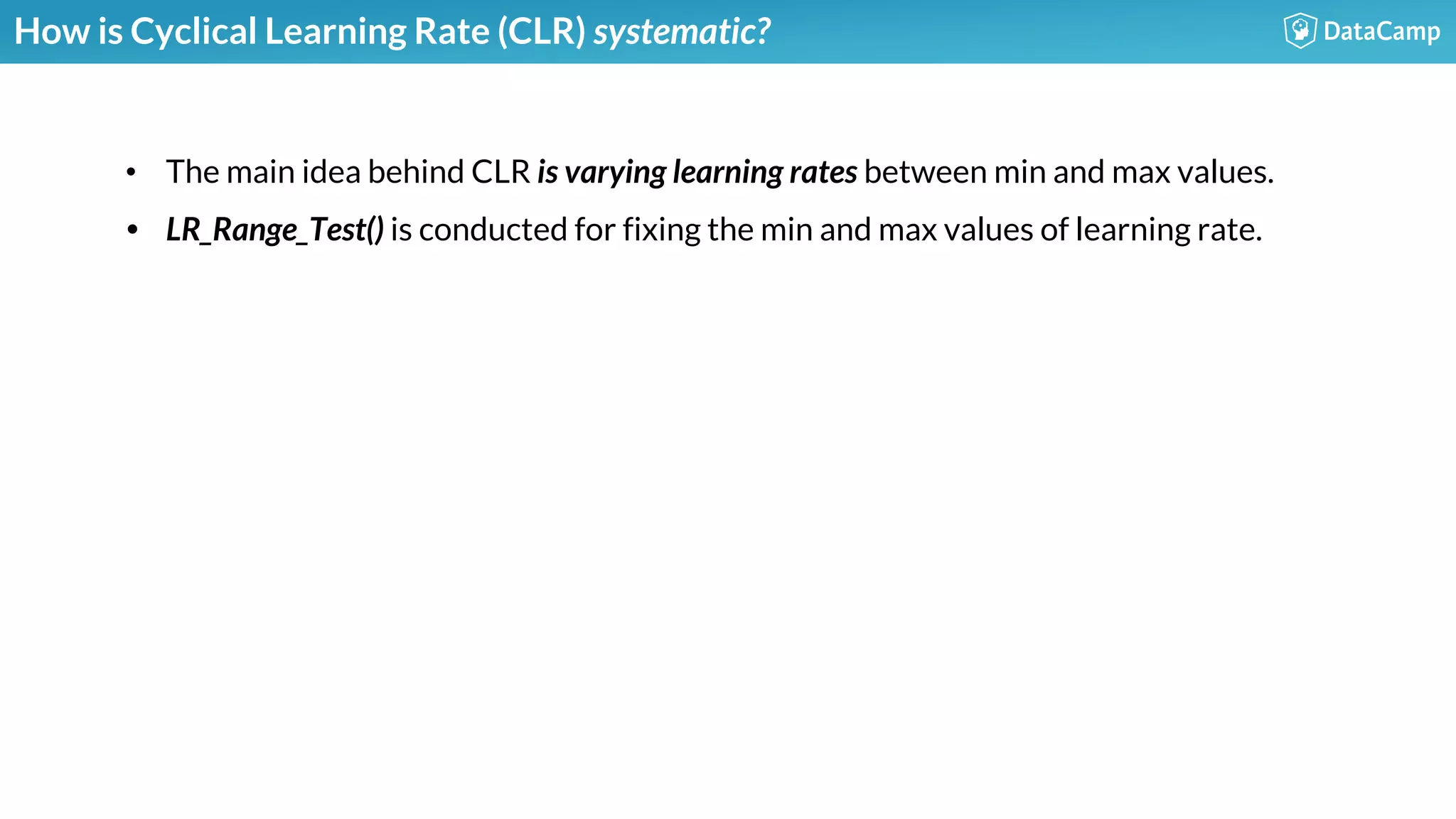 Introduction to cyclical learning rates for training neural nets | PDF