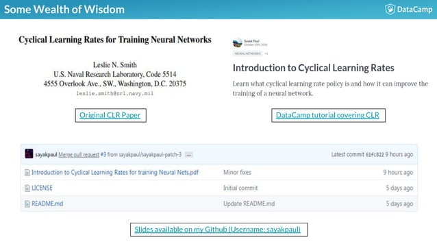 Introduction to cyclical learning rates for training neural nets | PDF