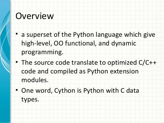 Introduction To Cython 3917
