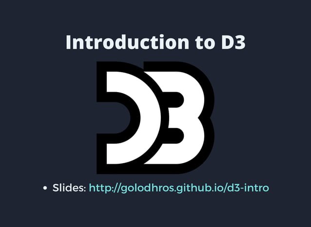 Introduction to D3 | PDF