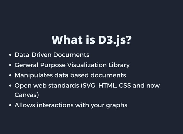 Introduction to D3 | PDF