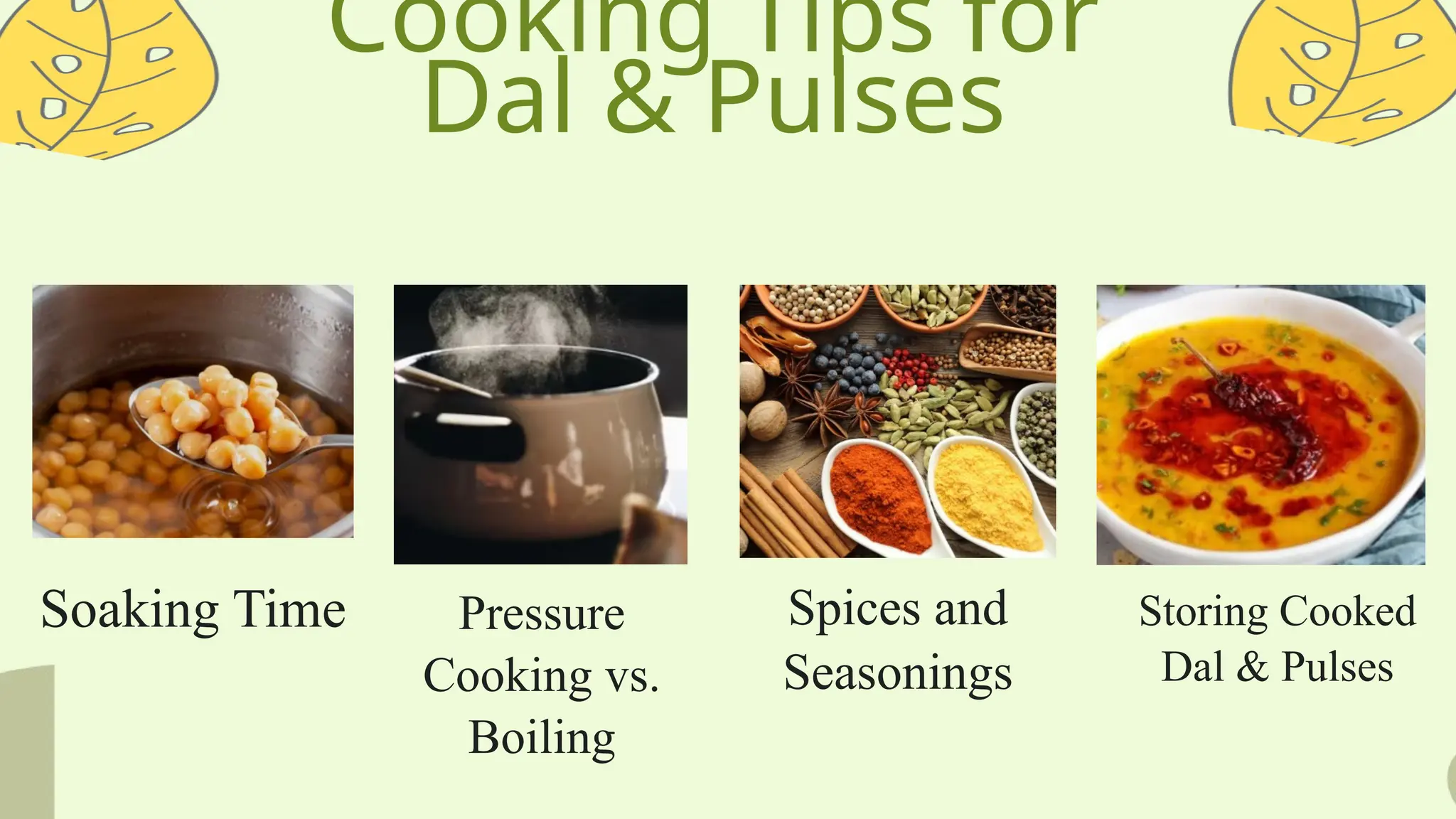 Introduction to dal & pulses Dal & Pulses: A Nutritional Powerhouse | PPTX