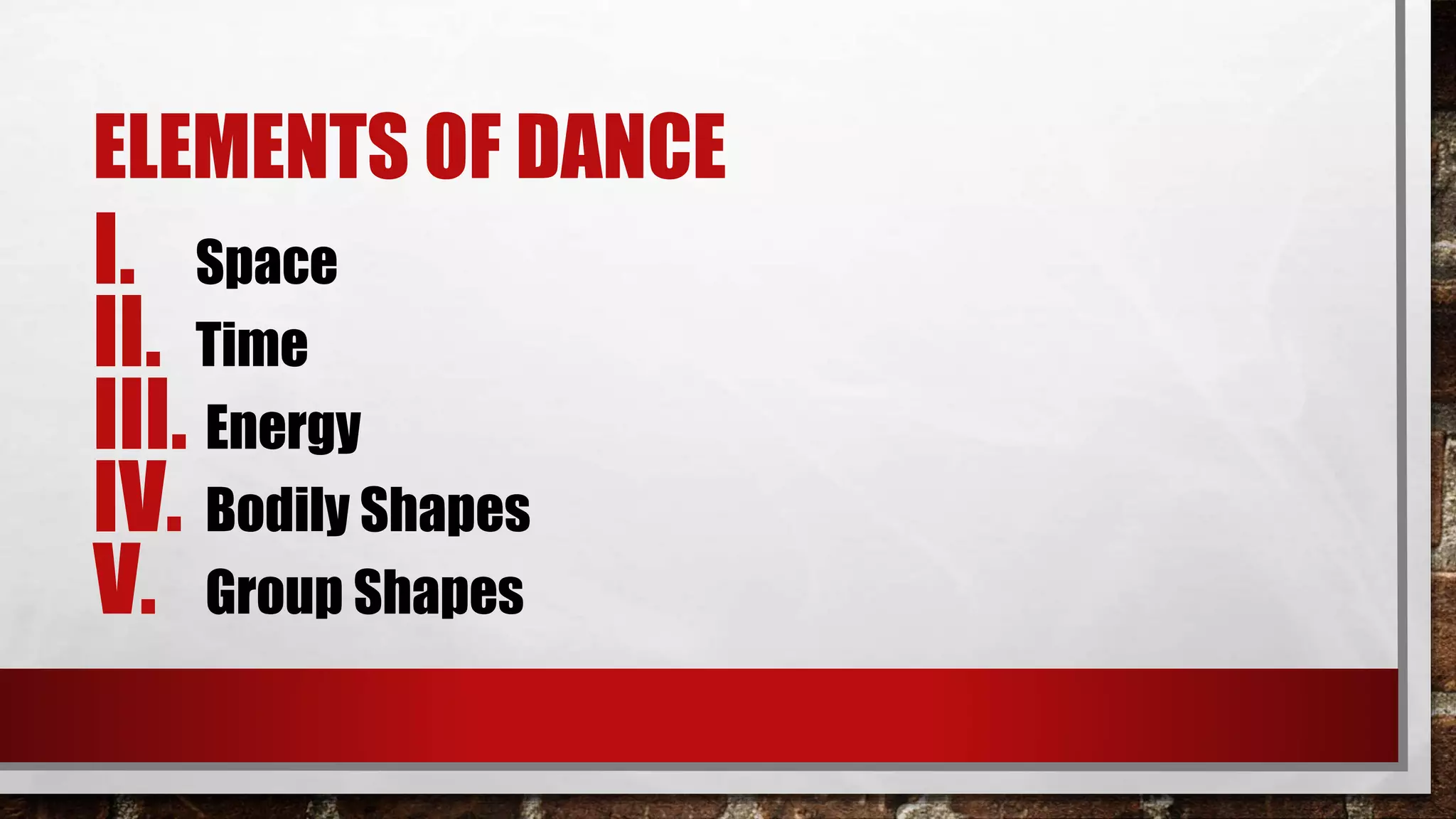 Introduction to Dance | PPTX