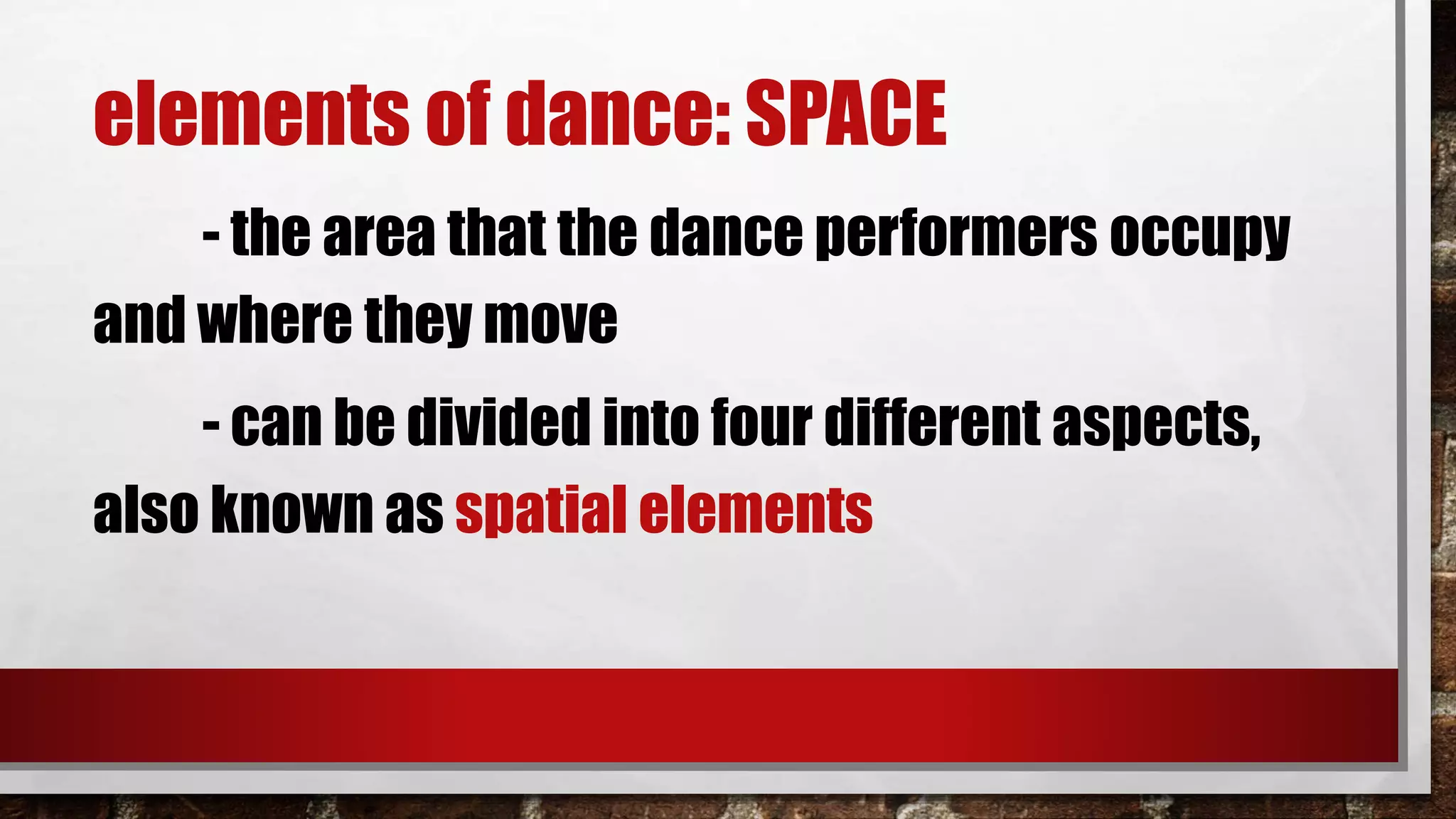 Introduction to Dance | PPTX