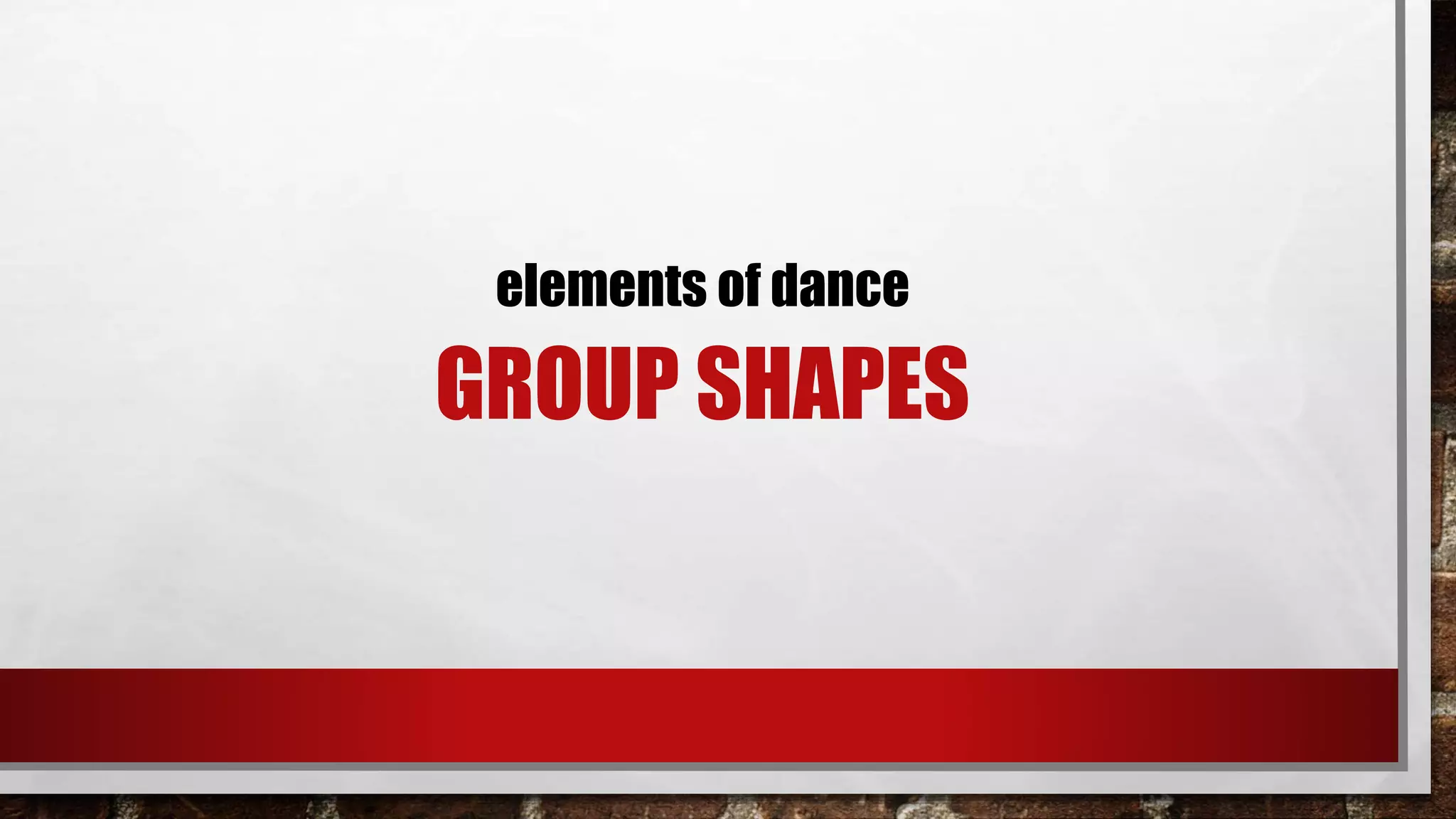 Introduction to Dance | PPTX