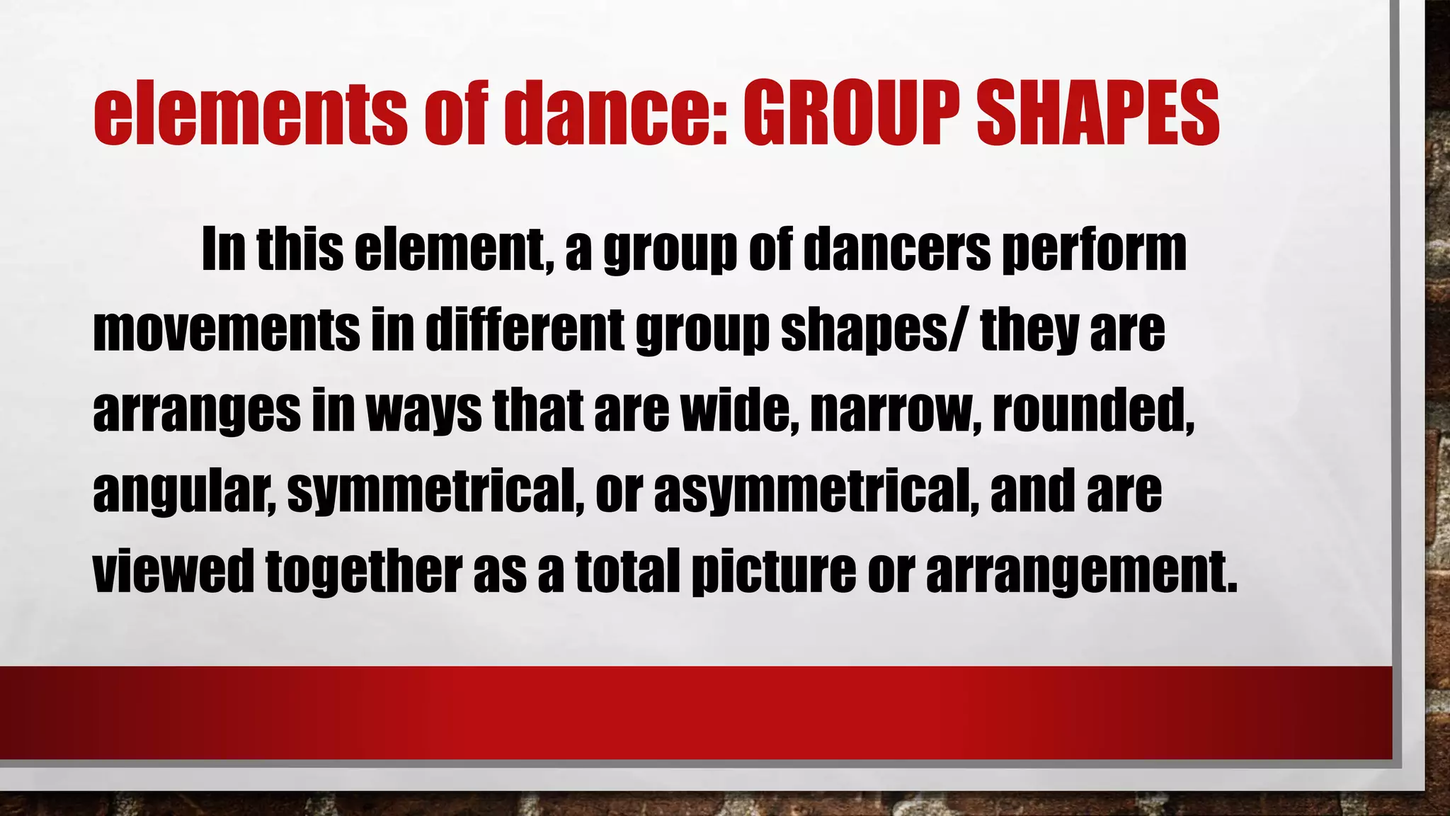 Introduction to Dance | PPTX