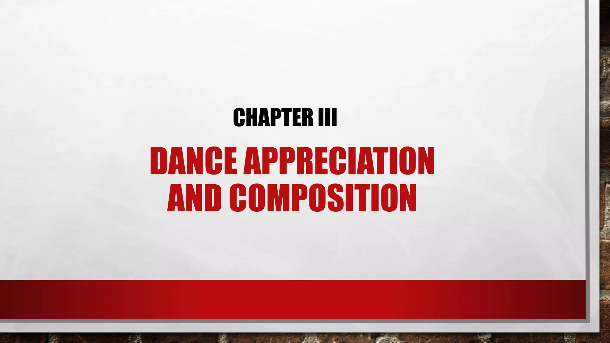 Introduction to Dance | PPTX