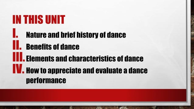 Introduction to Dance | PPTX