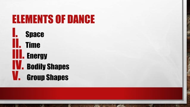 Introduction to Dance | PPTX