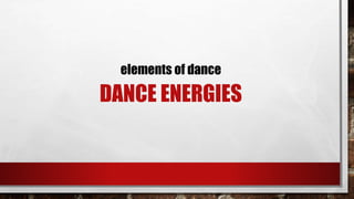 Introduction to Dance | PPTX