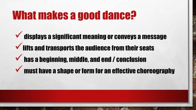 Introduction to Dance | PPTX