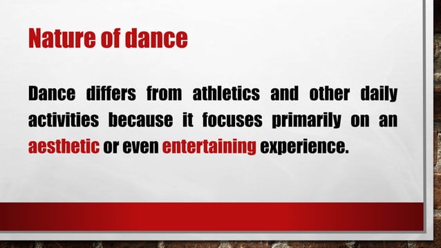 Introduction to Dance | PPTX