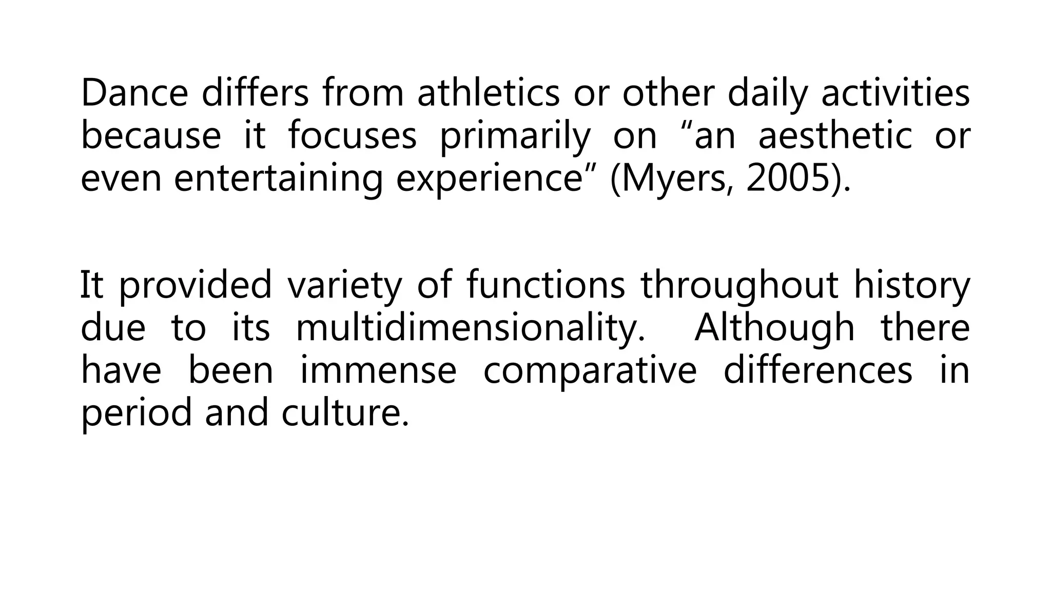 Introduction to dance | PPTX