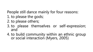 Introduction to dance | PPTX