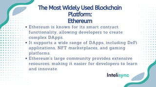 Blockchain Platforms for Developing DApps | PDF | Computer Software and Applications | Computing
