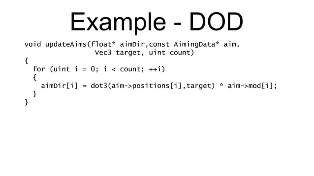 Introduction To Data Oriented Design Ppt Programming Languages Computing
