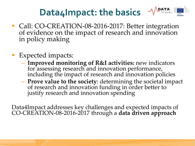 Introduction to Data4Impact | PPT