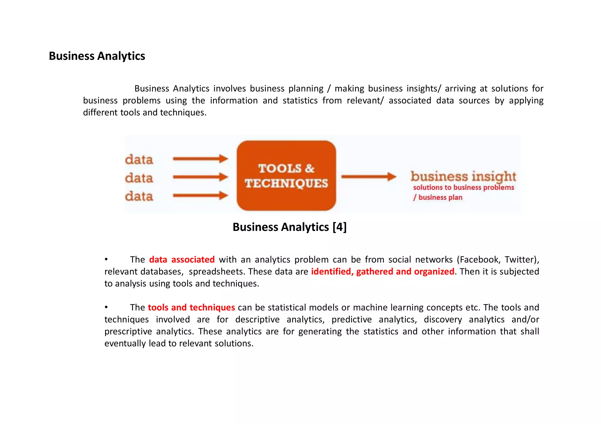 Introduction To Data Analytics Pdf